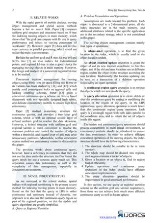 QUERY AS REGION PARTITION IN MANAGING MOVING OBJECTS FOR CONCURRENT CONTINUOUS QUERY | PDF