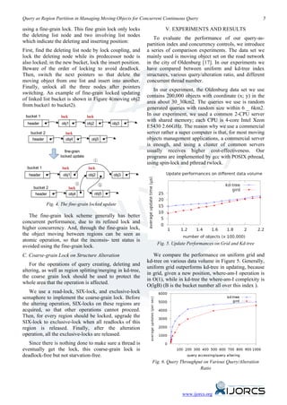 QUERY AS REGION PARTITION IN MANAGING MOVING OBJECTS FOR CONCURRENT CONTINUOUS QUERY | PDF