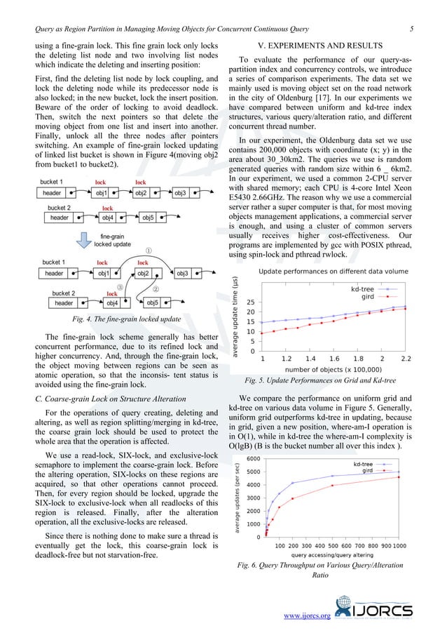 QUERY AS REGION PARTITION IN MANAGING MOVING OBJECTS FOR CONCURRENT CONTINUOUS QUERY | PDF