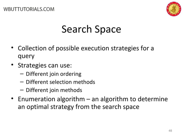 Query processing-and-optimization | PPT