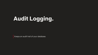 Query and audit logging in cassandra | PPT