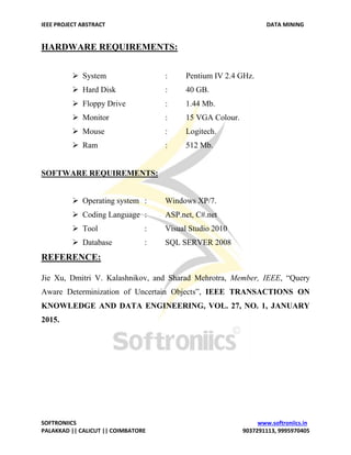 Query aware determinization of uncertain objects | PDF