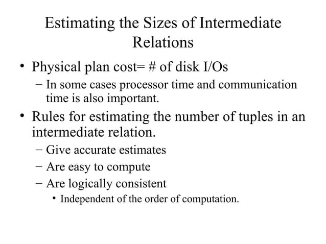 Query compiler | PPT | Free Download