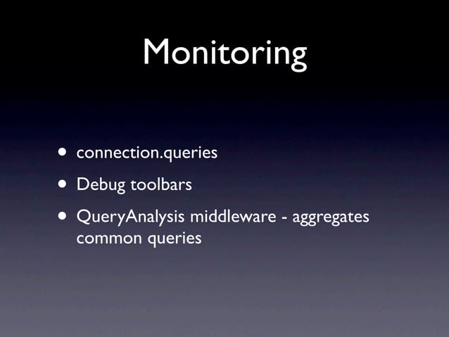 Reducing The Query Count In Django Applications Ppt