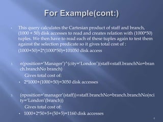 Query decomposition in data base | PPTX