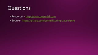 QueryDSL - Lightning Talk | PPT