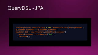 QueryDSL - Lightning Talk | PPT