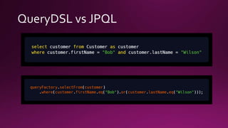 QueryDSL - Lightning Talk | PPT