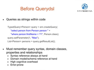Querydsl overview 2014 | PDF