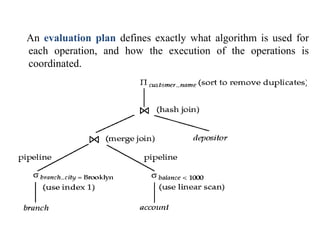Query evaluation and optimization | PPTX