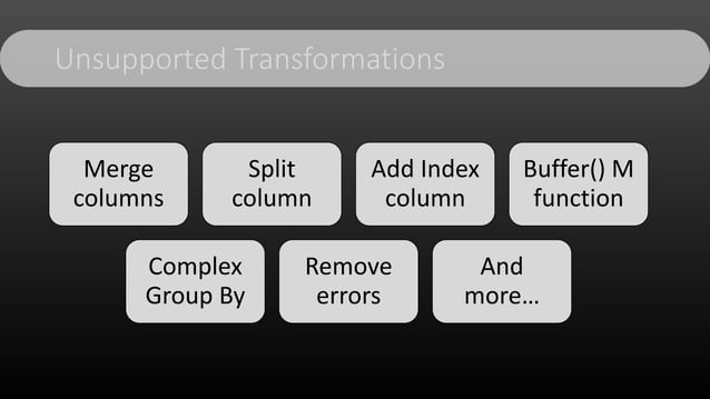 Query Folding in Power BI - Flemish Power BI User Group | PPT