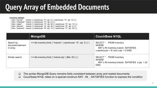 Query for json databases | PPT