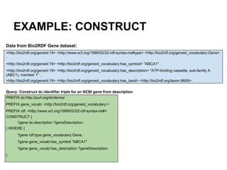 Querying Bio2RDF data | PDF | Databases | Computer Software and Applications