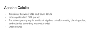Querying Druid in SQL with Superset | PPTX