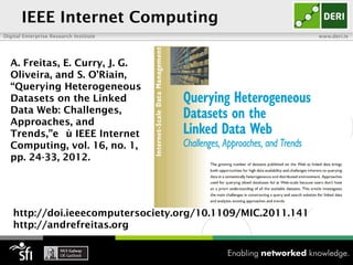 Querying Heterogeneous Datasets on the Linked Data Web | PPT