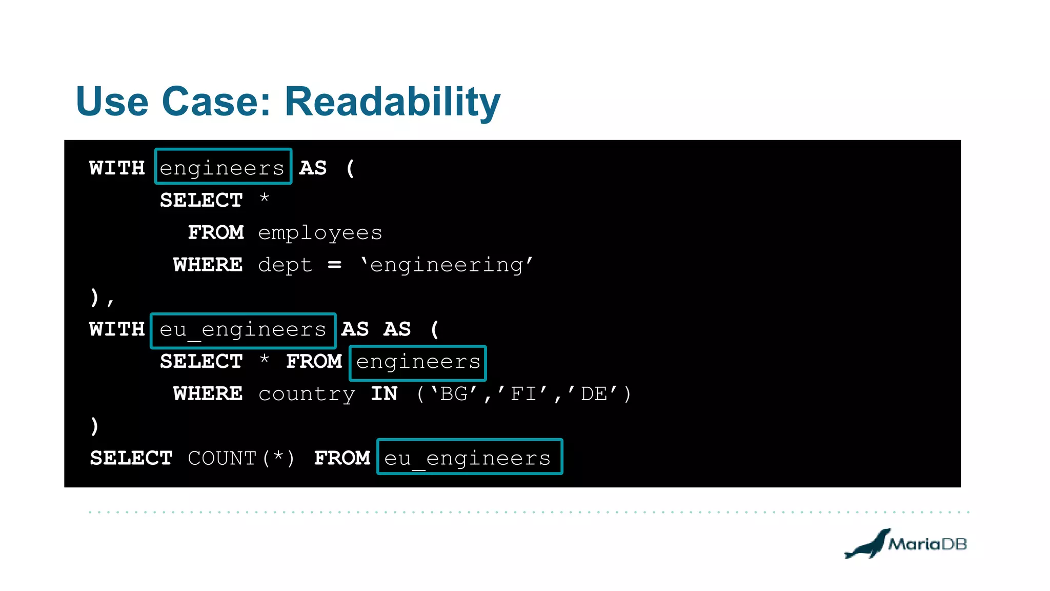 Query hierarchical data the easy way, with CTEs | PPT
