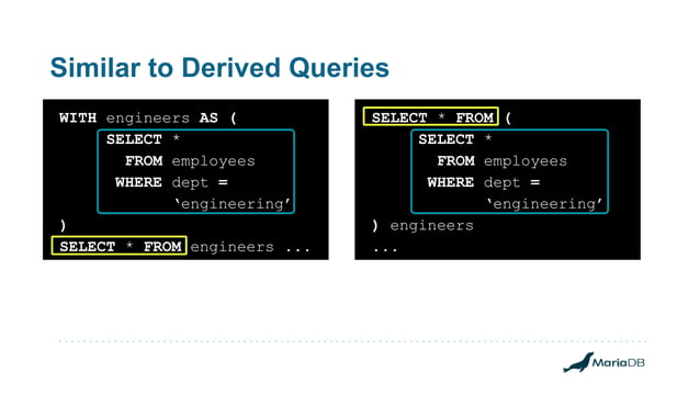 Query hierarchical data the easy way, with CTEs | PPT