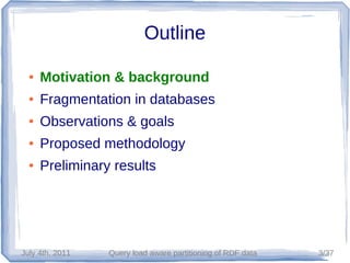 Query-Load aware partitioning of RDF data | PDF