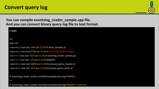 Query logging with proxysql | PPT