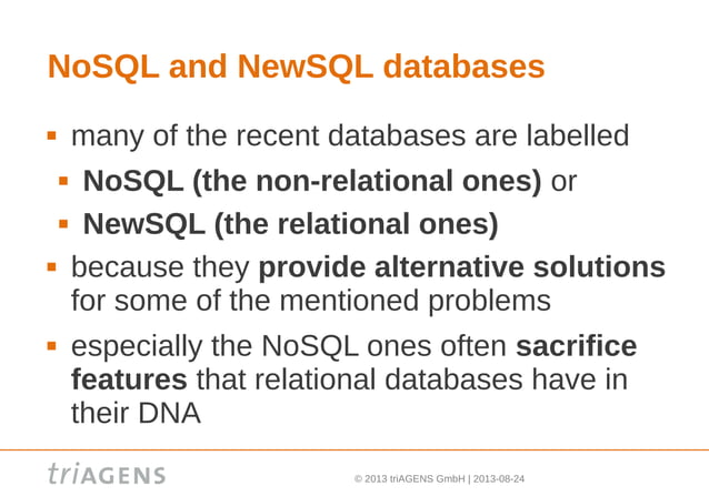 Query mechanisms for NoSQL databases | PPT