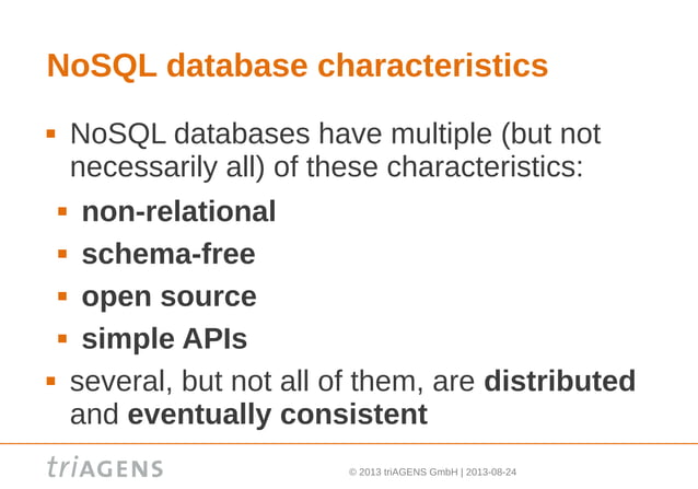 Query mechanisms for NoSQL databases | PPT