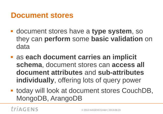 Query mechanisms for NoSQL databases | PPT