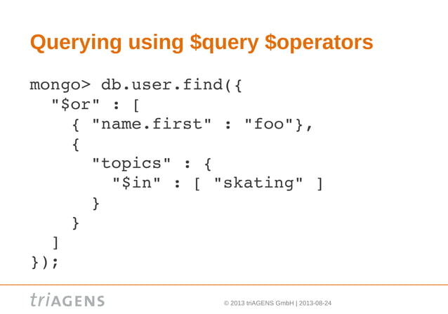 Query mechanisms for NoSQL databases | PPT