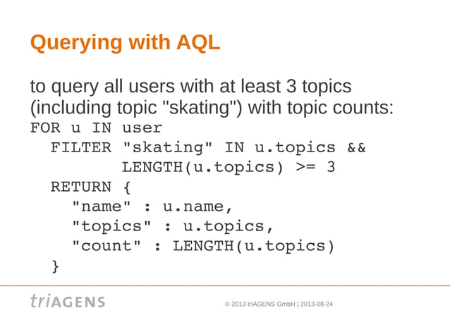 Query mechanisms for NoSQL databases | PPT