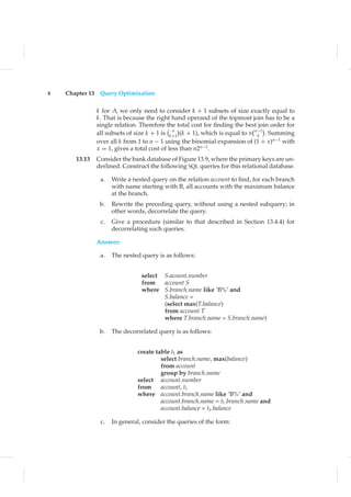 Query optimization in database | PDF