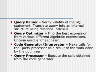 Query optimization | PPT
