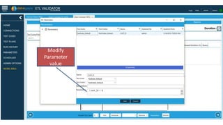 Query parameterization in ETL Validator | PPTX