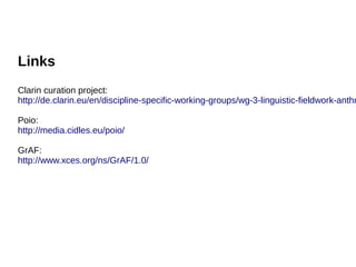 Querying GrAF data in linguistic analysis | ODP
