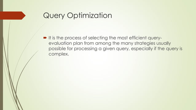 Query Processing And Query Optimization 5053