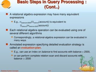 queryprocessing of dbms presenataions.ppt | Free Download