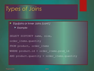 Query processing and data analysis | PPT
