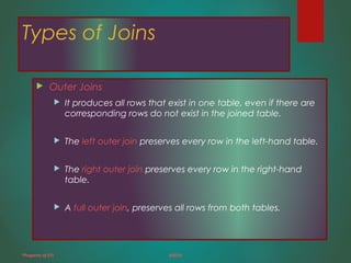 Query processing and data analysis | PPT