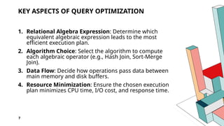 Query processing and Optimization in Database | PPTX