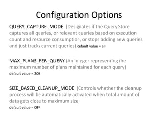 SQL Server 2016 Query store | PPTX