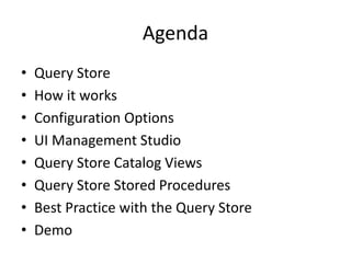 SQL Server 2016 Query store | PPTX | Databases | Computer Software and ...