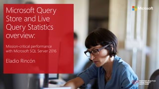 Query Store and live Query Statistics | PPTX