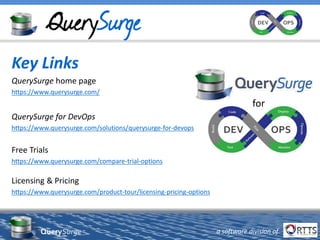 QuerySurge for DevOps | PDF