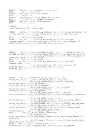 Query tamabhn kode | TXT