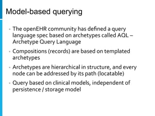 Querying EHR Data with Archetype Query Language | PPT