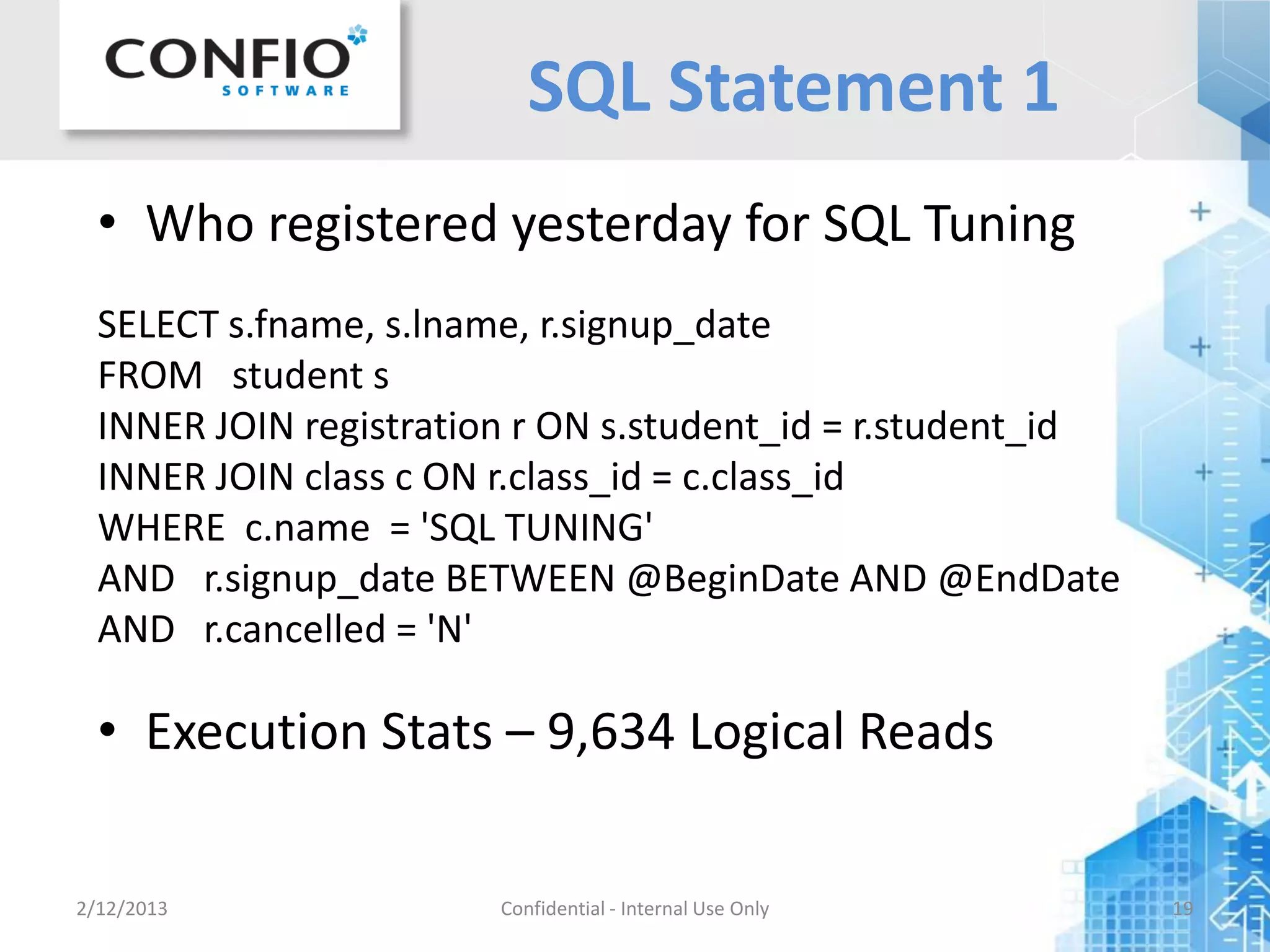 SQL Server Query Tuning Tips - Get it Right the First Time | PDF