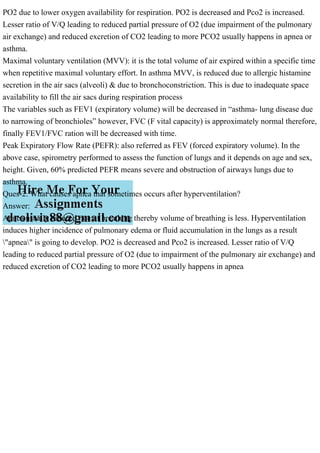 Ques-1. how and why would an asthma attack attack have an impact on .pdf