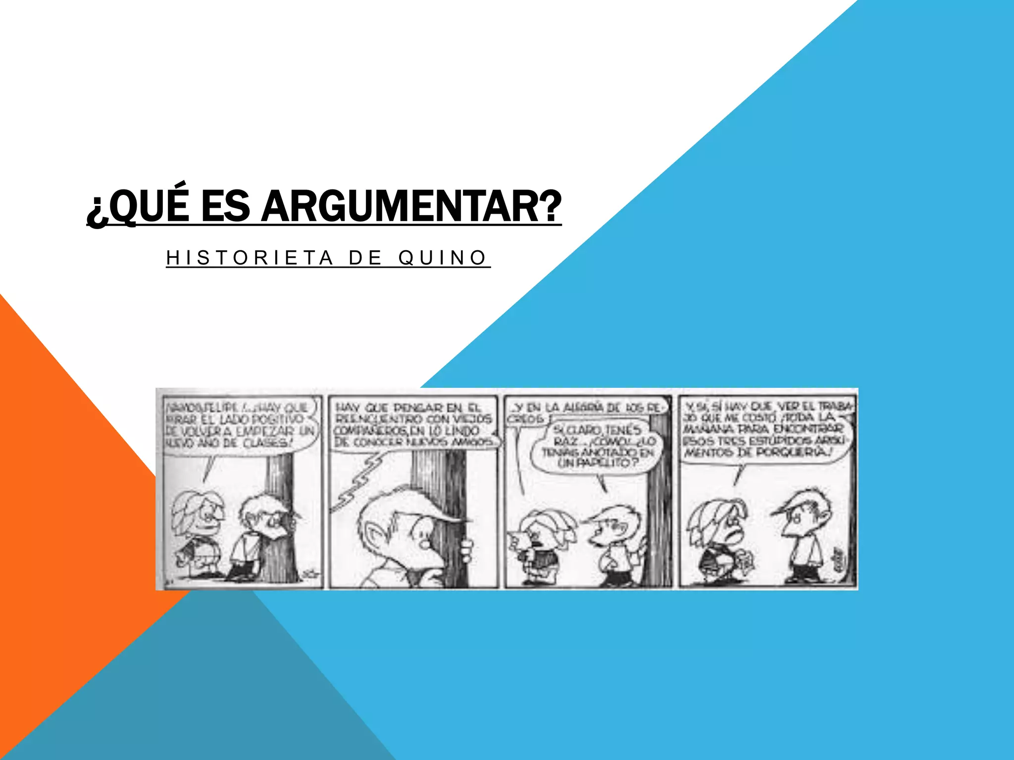 Qué es argumentar | PPT