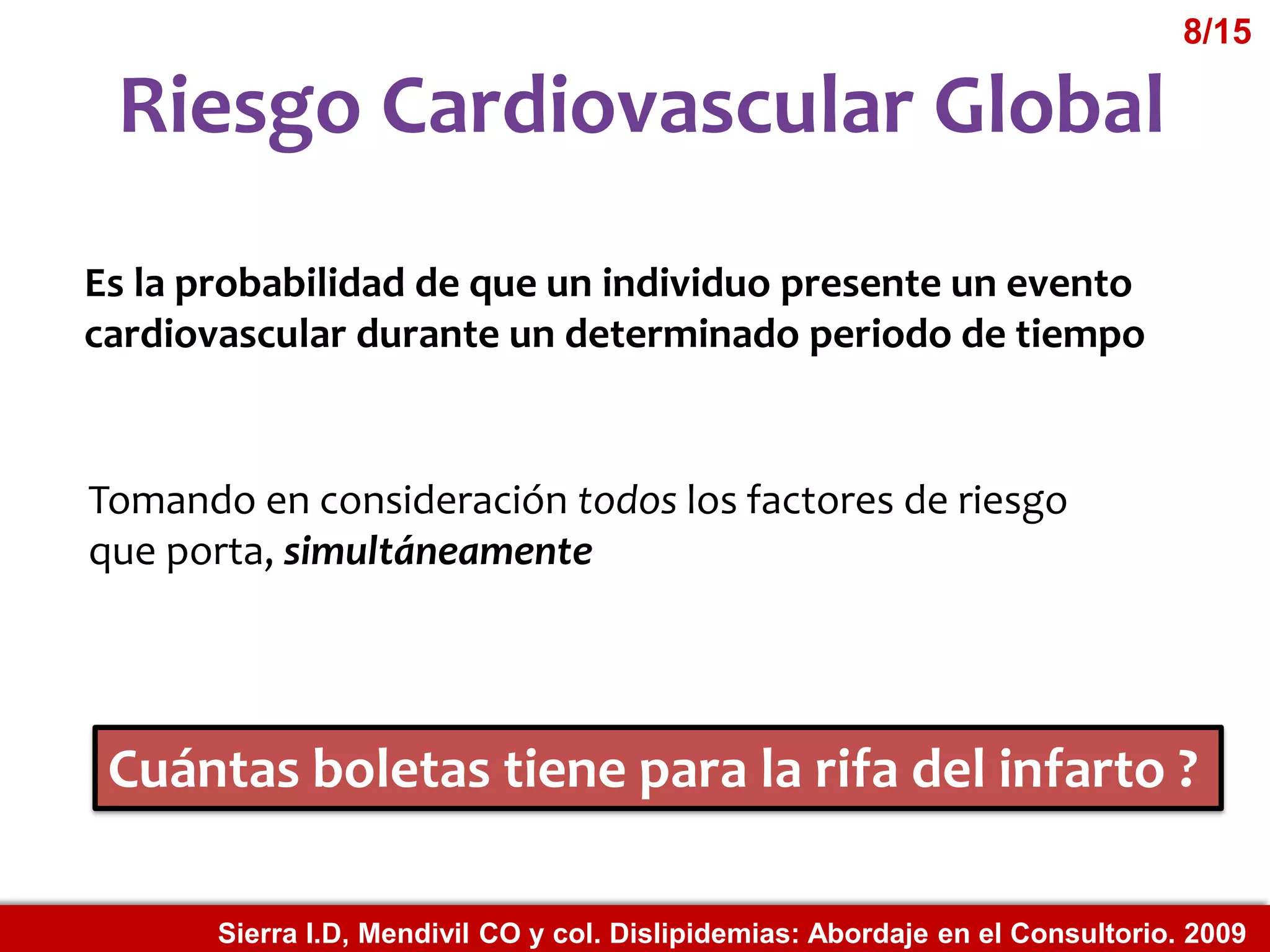 Que se debe esperar de un paciente de alto riesgo | PPT