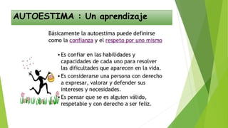 LA AUTOESTIMA | PPT
