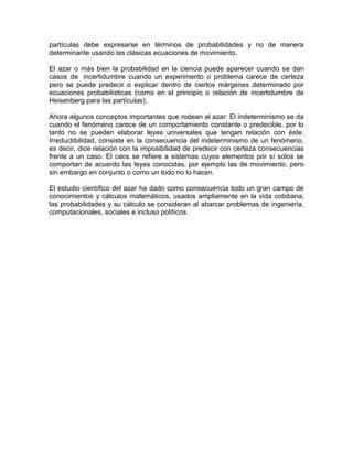 Qué es el azar y juegos de mesa | PDF