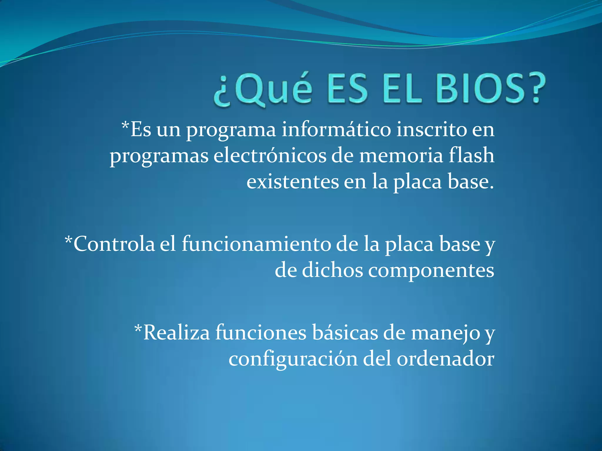 Qué es el bios | PPT